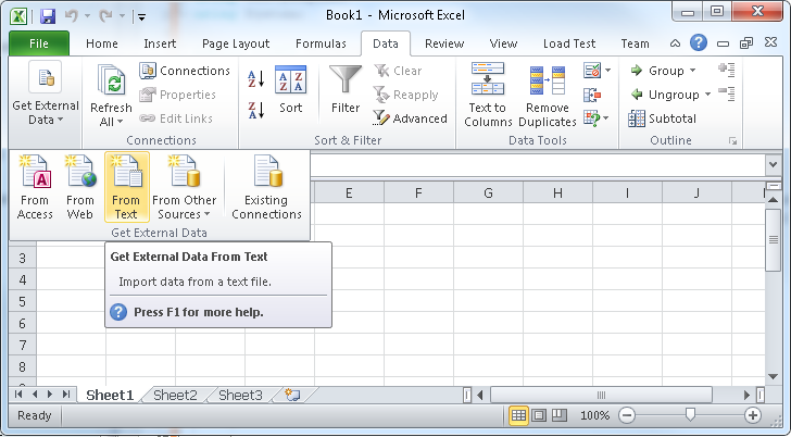 Convert TXT To Excel